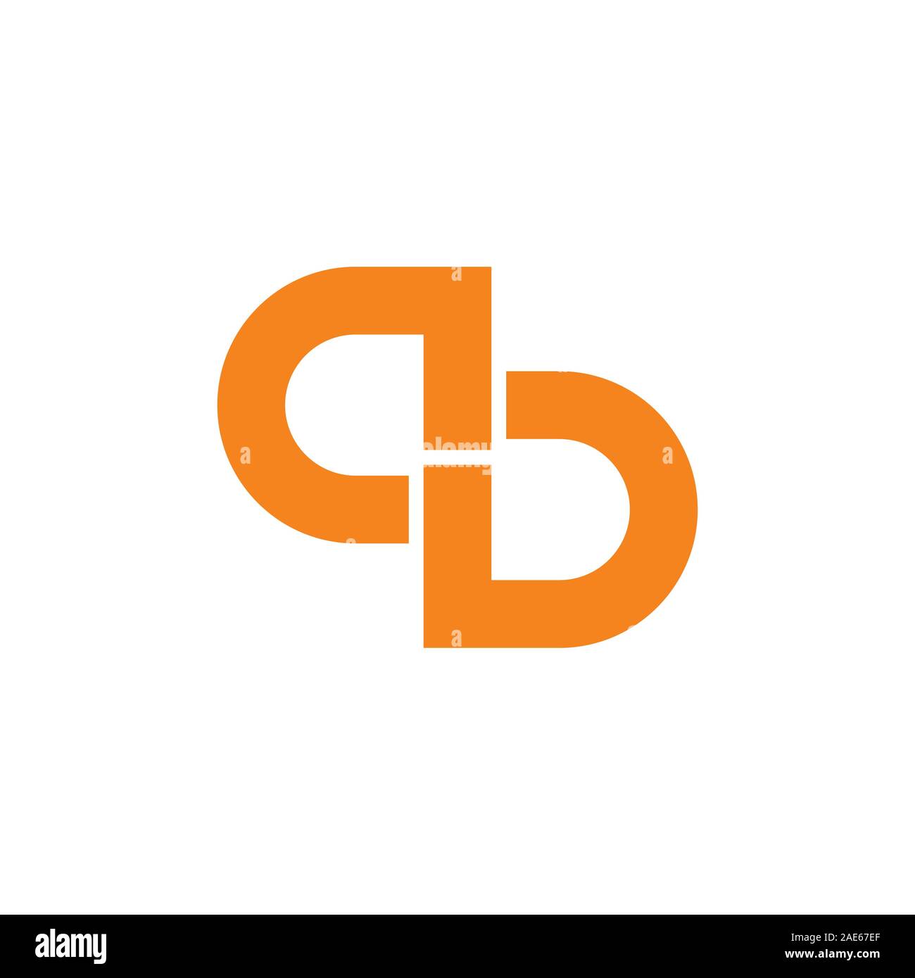 letter ab simple geometric line logo vector Stock Vector Image & Art ...