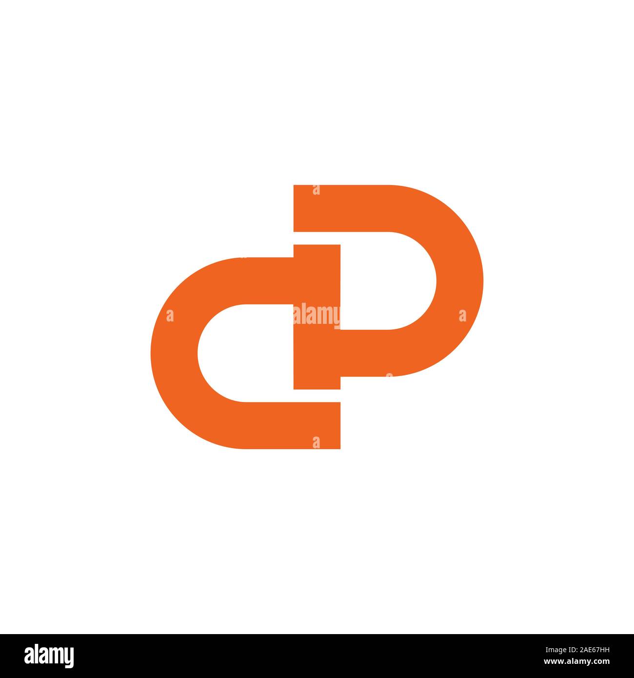 letter ad simple geometric line logo vector Stock Vector Image & Art ...