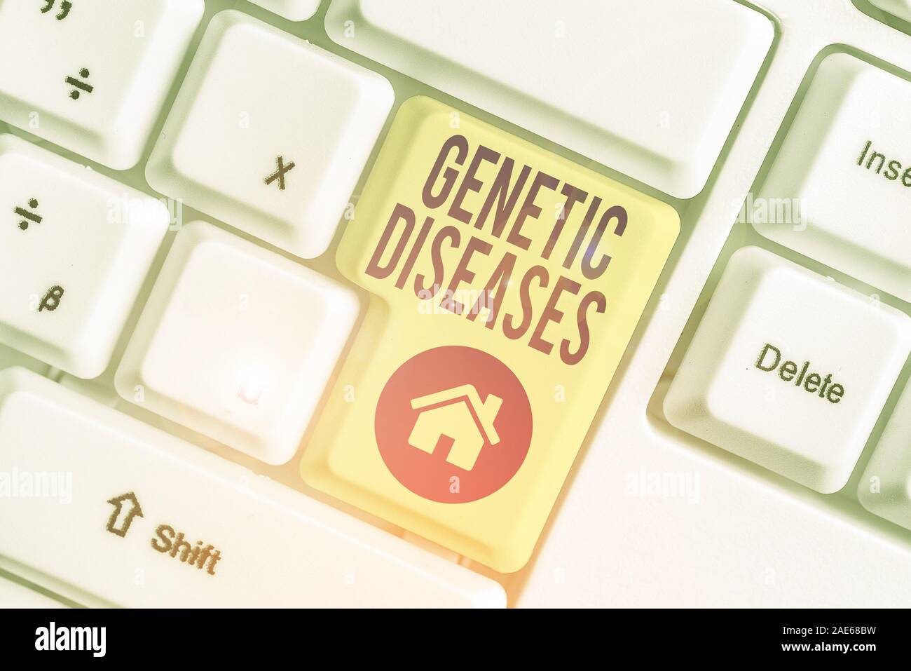Handwriting text writing Genetic Diseases. Conceptual photo disease ...