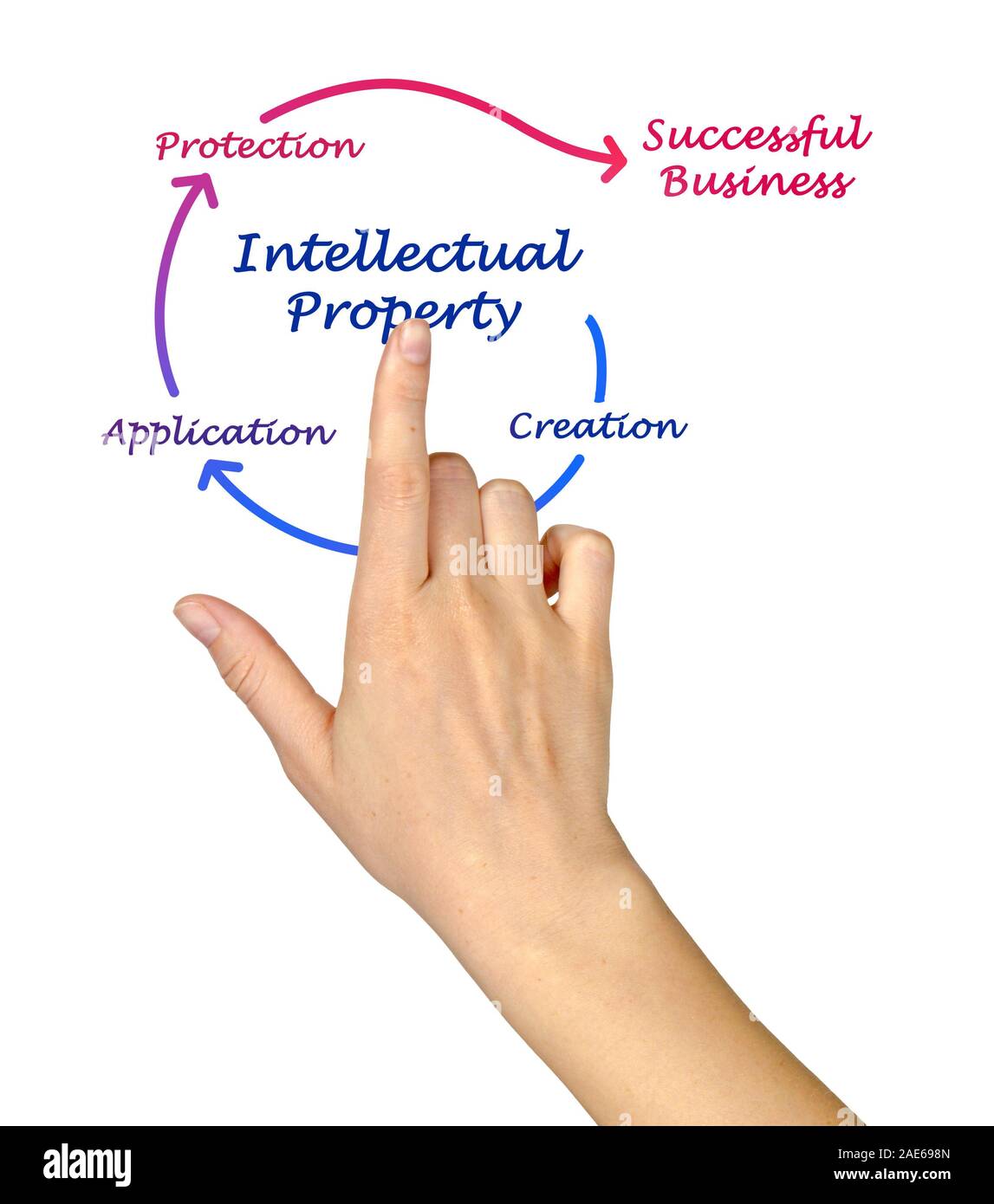 Intellectual property diagram Stock Photo - Alamy