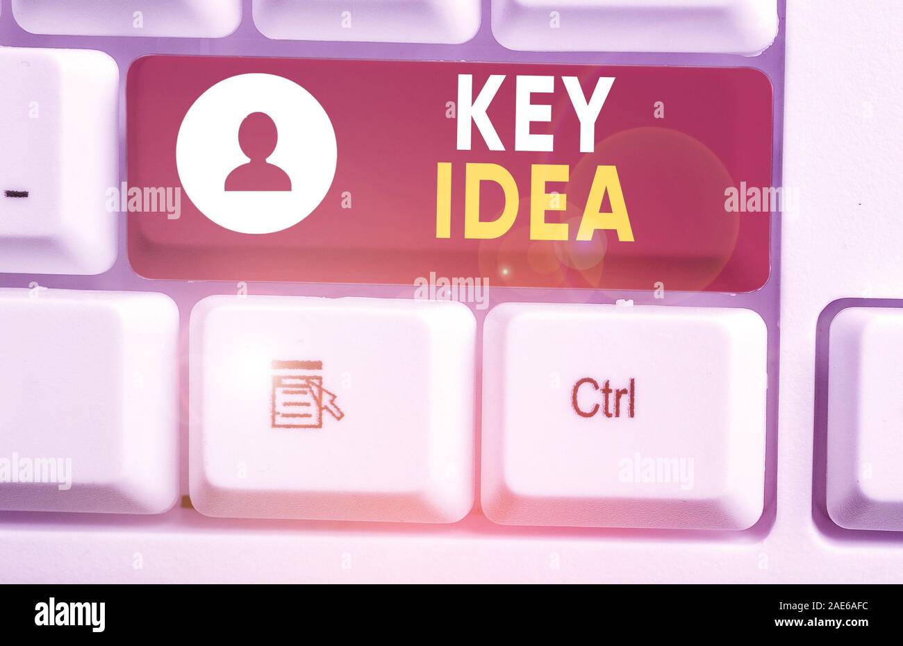 Handwriting text writing Key Idea. Conceptual photo Exceptional or ...