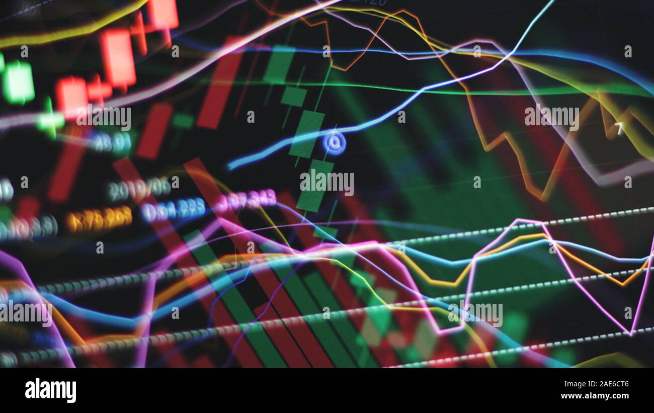 Complex Deep Stock Charts Technical Analysis Concept Stock Photo - Alamy