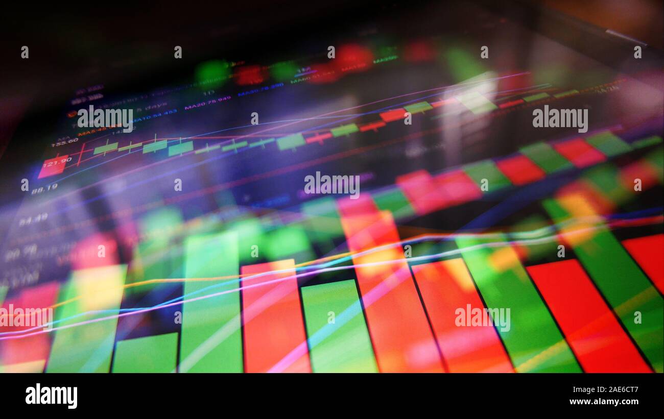 Stock Market Analytics Charts Business Concept Stock Photo - Alamy