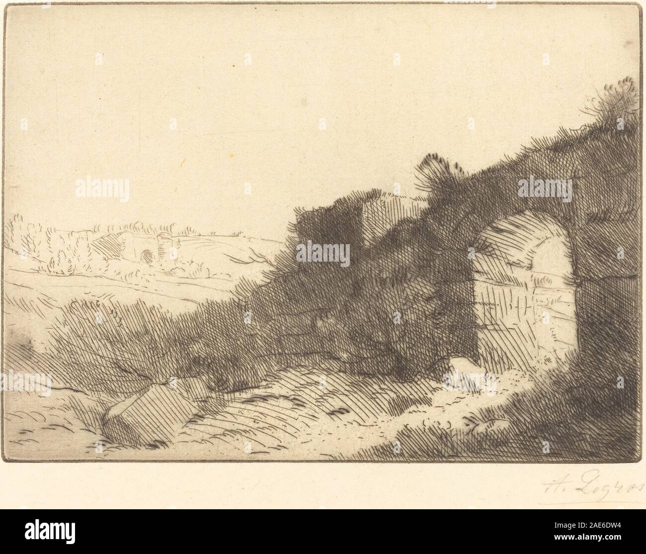 Roman Ruin (Ruine romaine) Alphonse Legros, Roman Ruin (Ruine romaine ...
