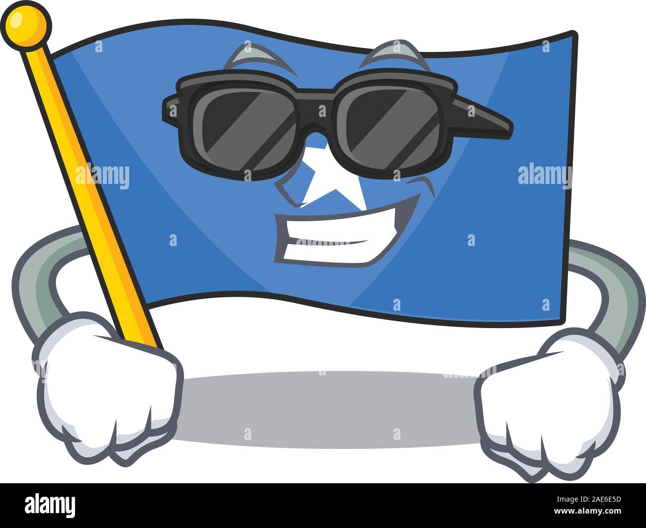 Super cool flag somalia character wearing black glasses Stock Vector ...
