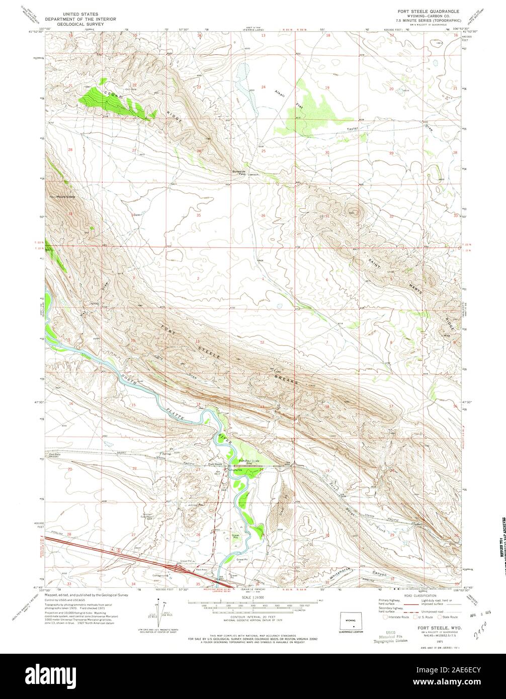 Map of fort steele hi-res stock photography and images - Alamy