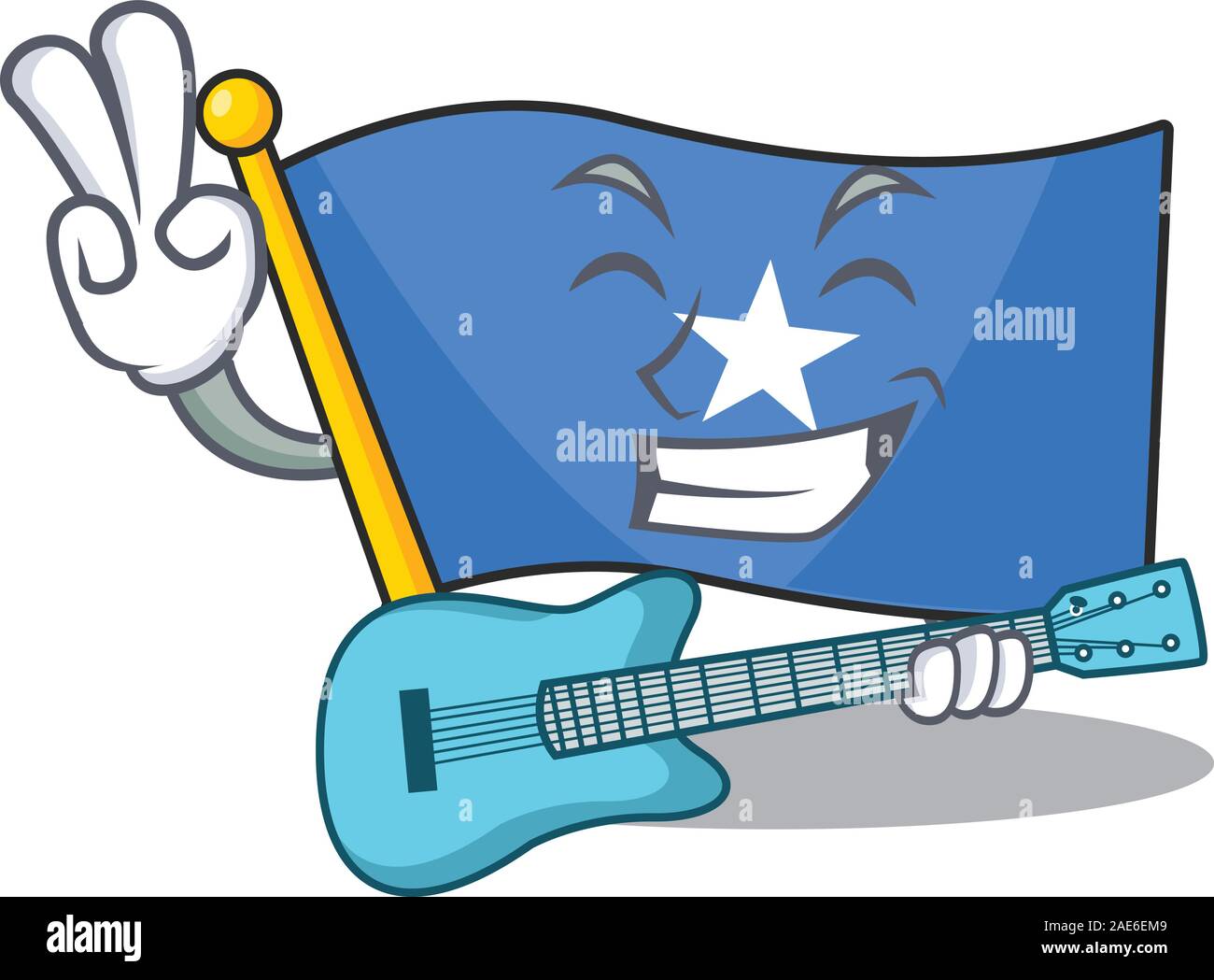 Worn guitar Stock Vector Images - Alamy