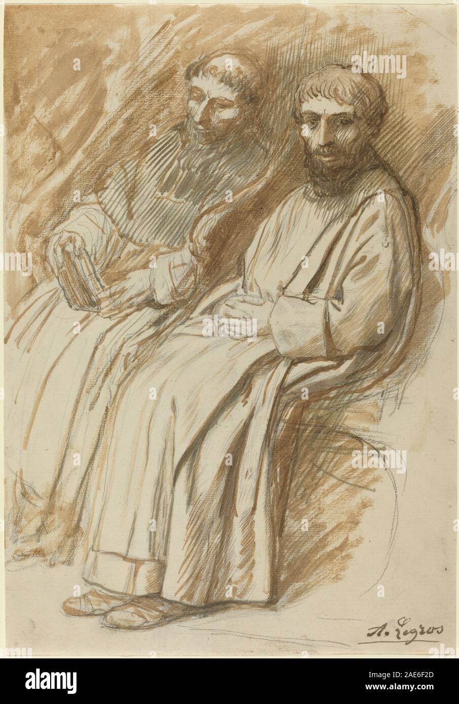 Interior two seated figures hi-res stock photography and images - Alamy