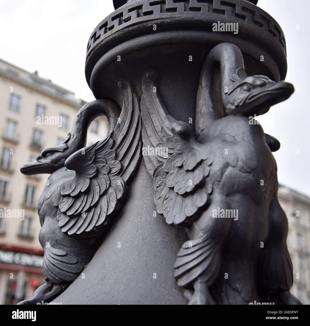 Monument of ducks in old Vienna Stock Photo - Alamy