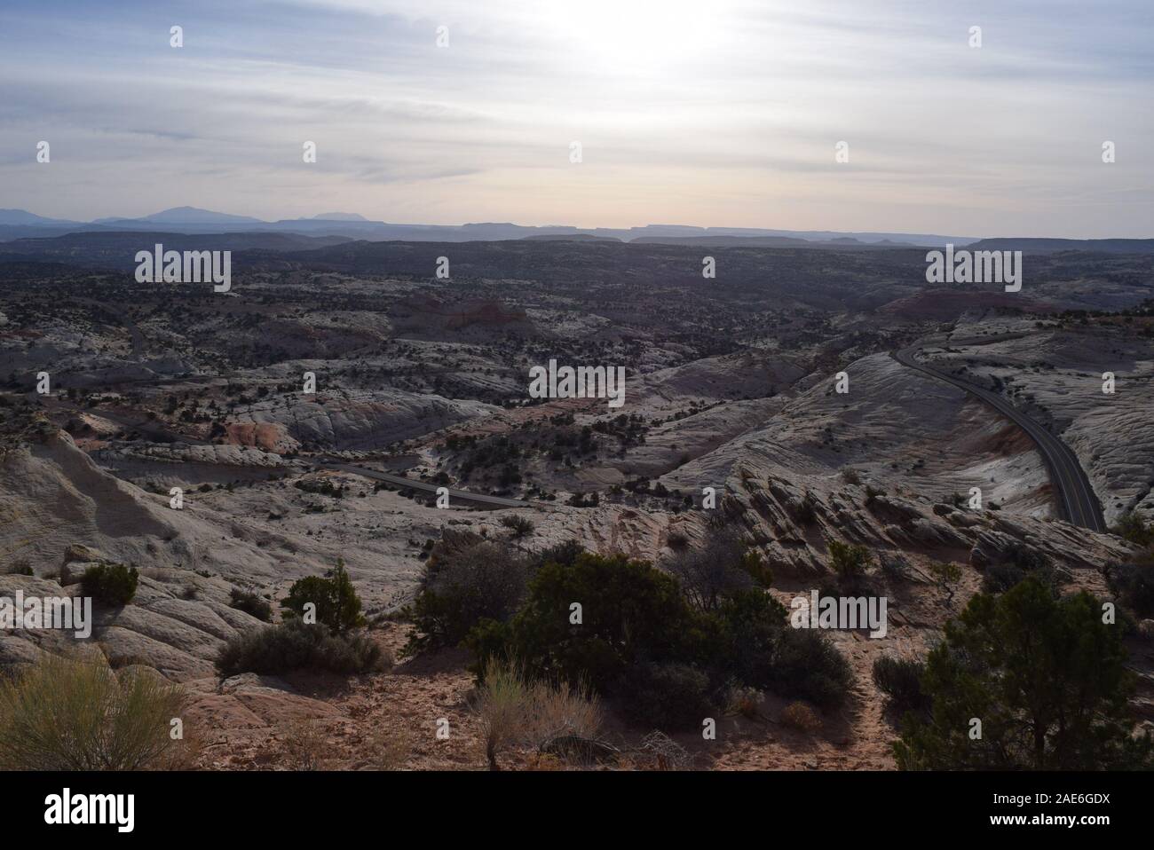 Views from the road along scenic byway Utah State Route 12 Stock Photo ...