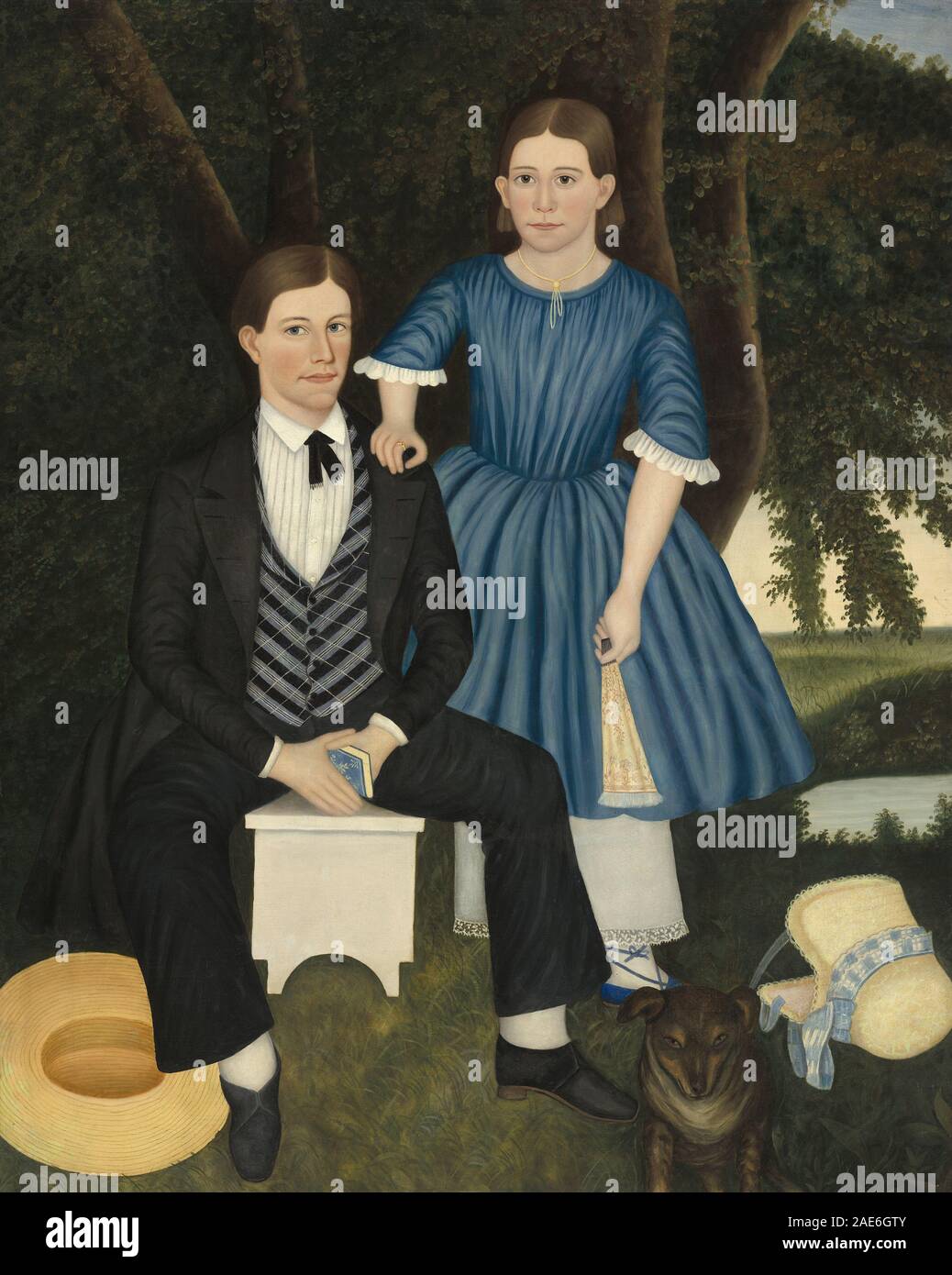 Painting family 19th century hi-res stock photography and images - Alamy
