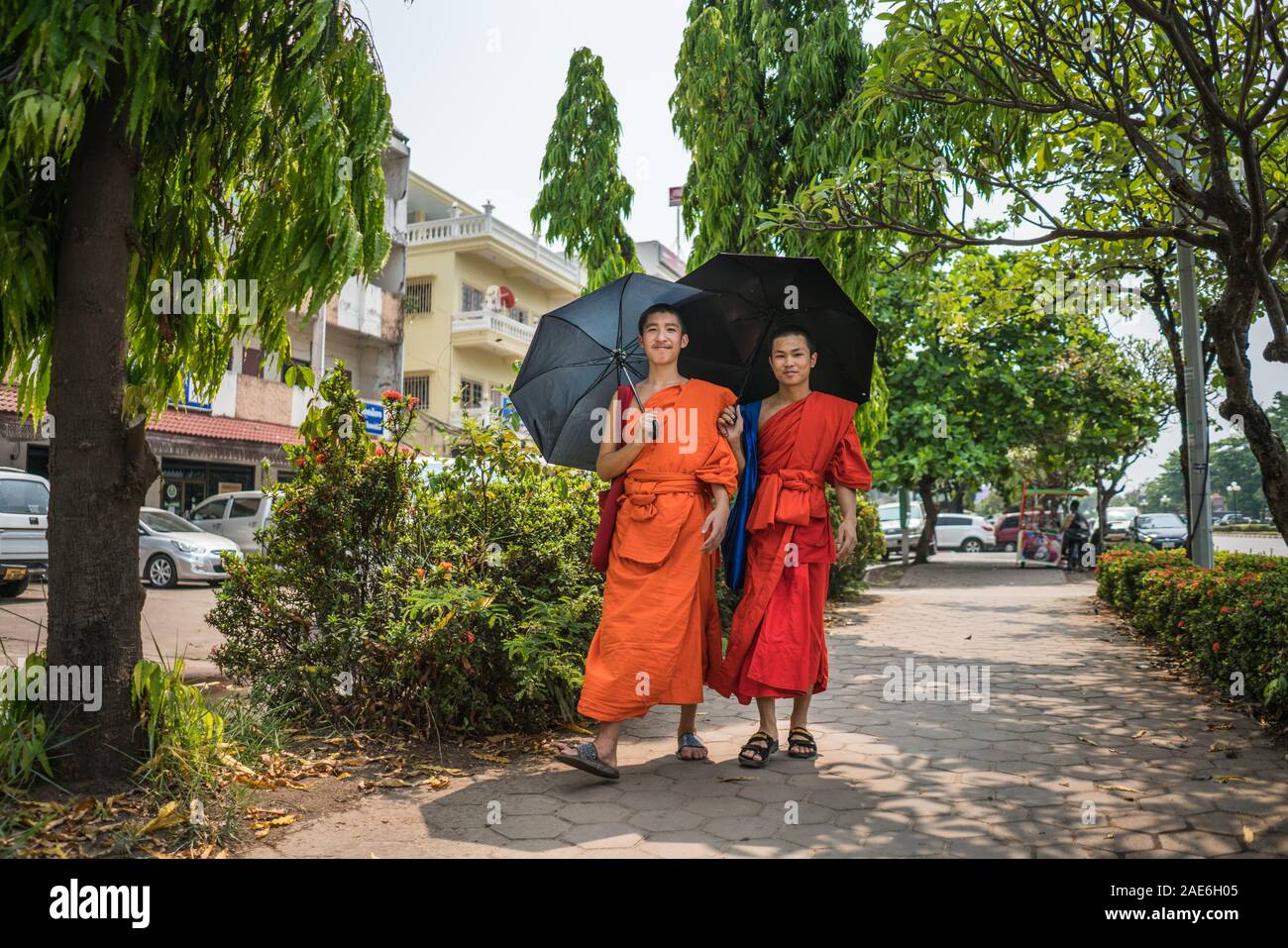 Street scene, Vientiane, Laos, Asia Stock Photo - Alamy