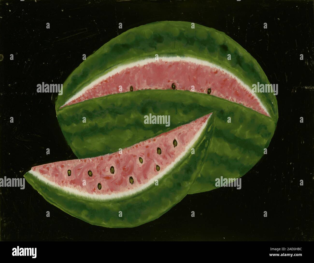 Watermelon; mid 19th century American 19th Century, Watermelon, mid ...