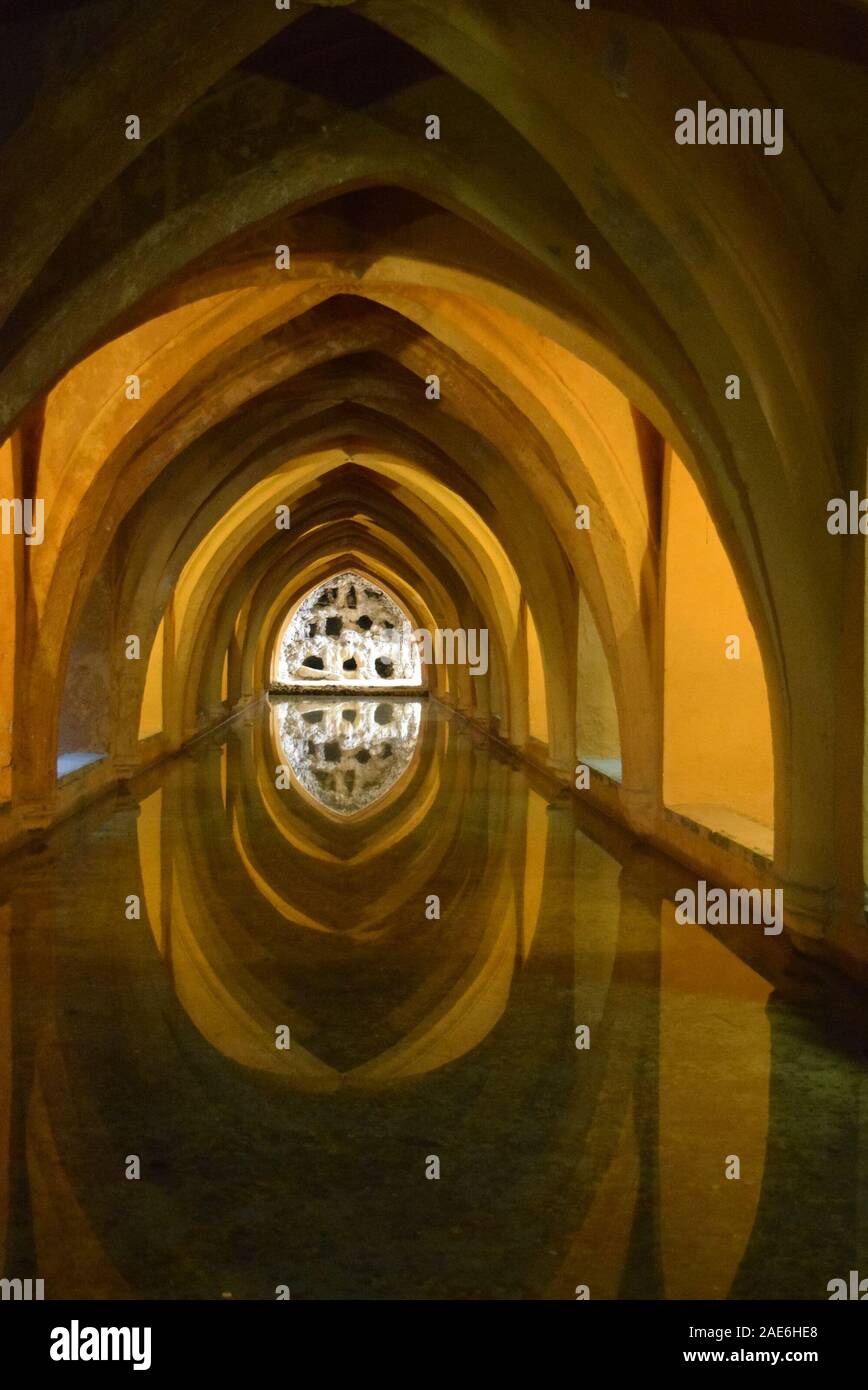 Baths of alcazar seville hi-res stock photography and images - Alamy