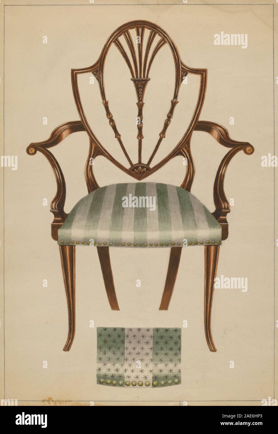 This American chair, created between 1935 and 1942, exemplifies 20th ...