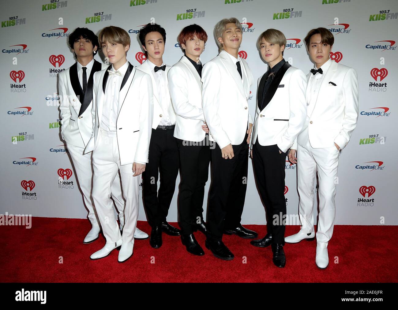 BTS at KIIS FMs iHeartRadio Jingle Ball 2019 held at the Forum Los ...