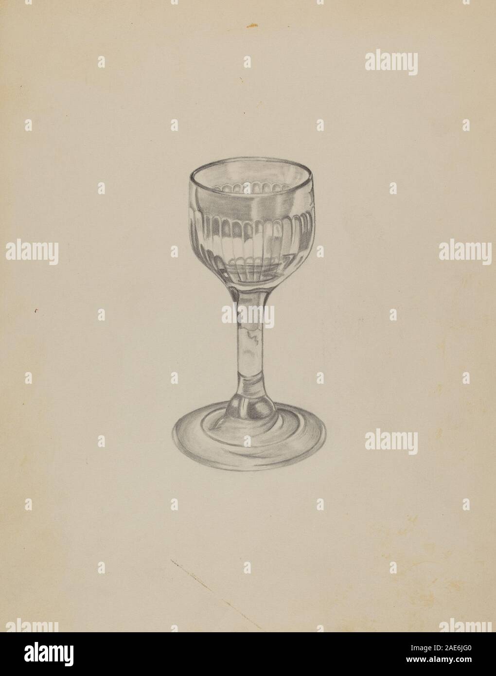 Glass; 1935/1942 American 20th Century, Glass, 1935-1942 Stock Photo ...