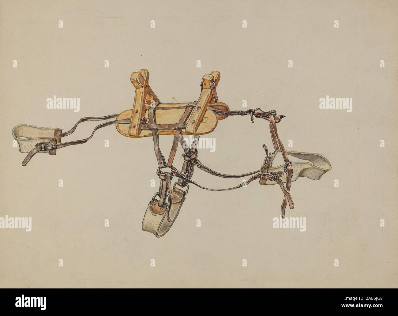 Full Rigged Pack-Saddle; circa 1942 date American 20th Century, Full ...