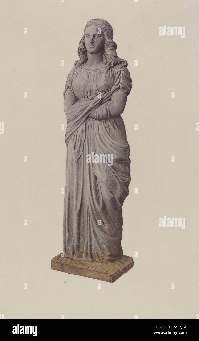 Garden Figure; 1935/1942 American 20th Century, Garden Figure, 1935 ...