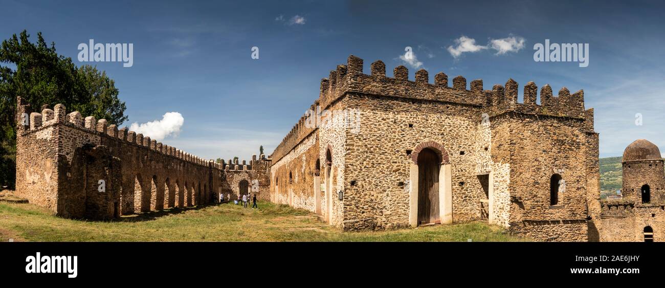 Ethiopia, Amhara Region, Gondar, Fasil Ghebbi, Atse Bakaffa’s Castle ...