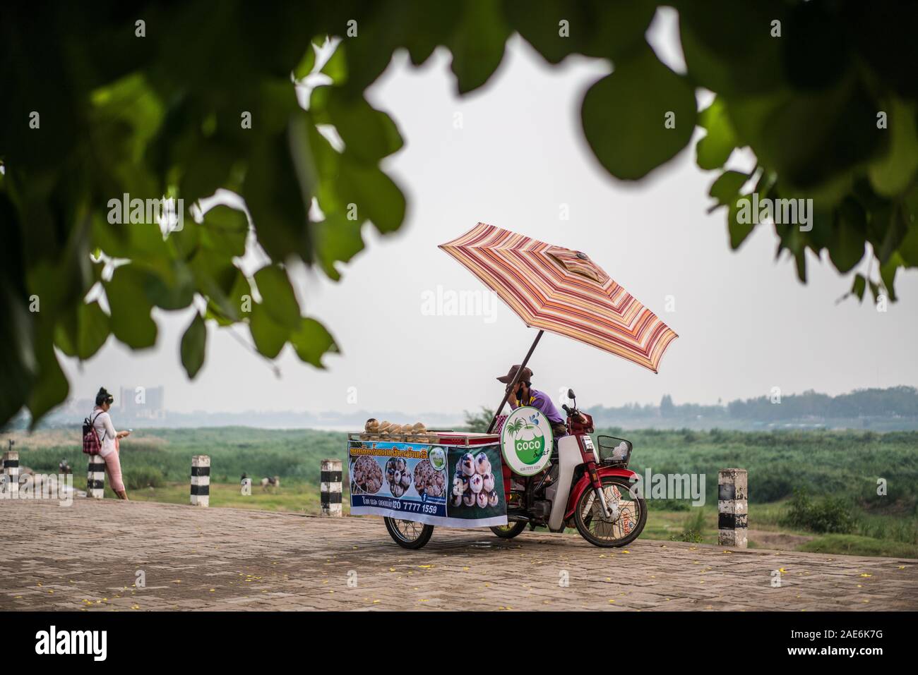 Street scene, Vientiane, Laos, Asia Stock Photo - Alamy