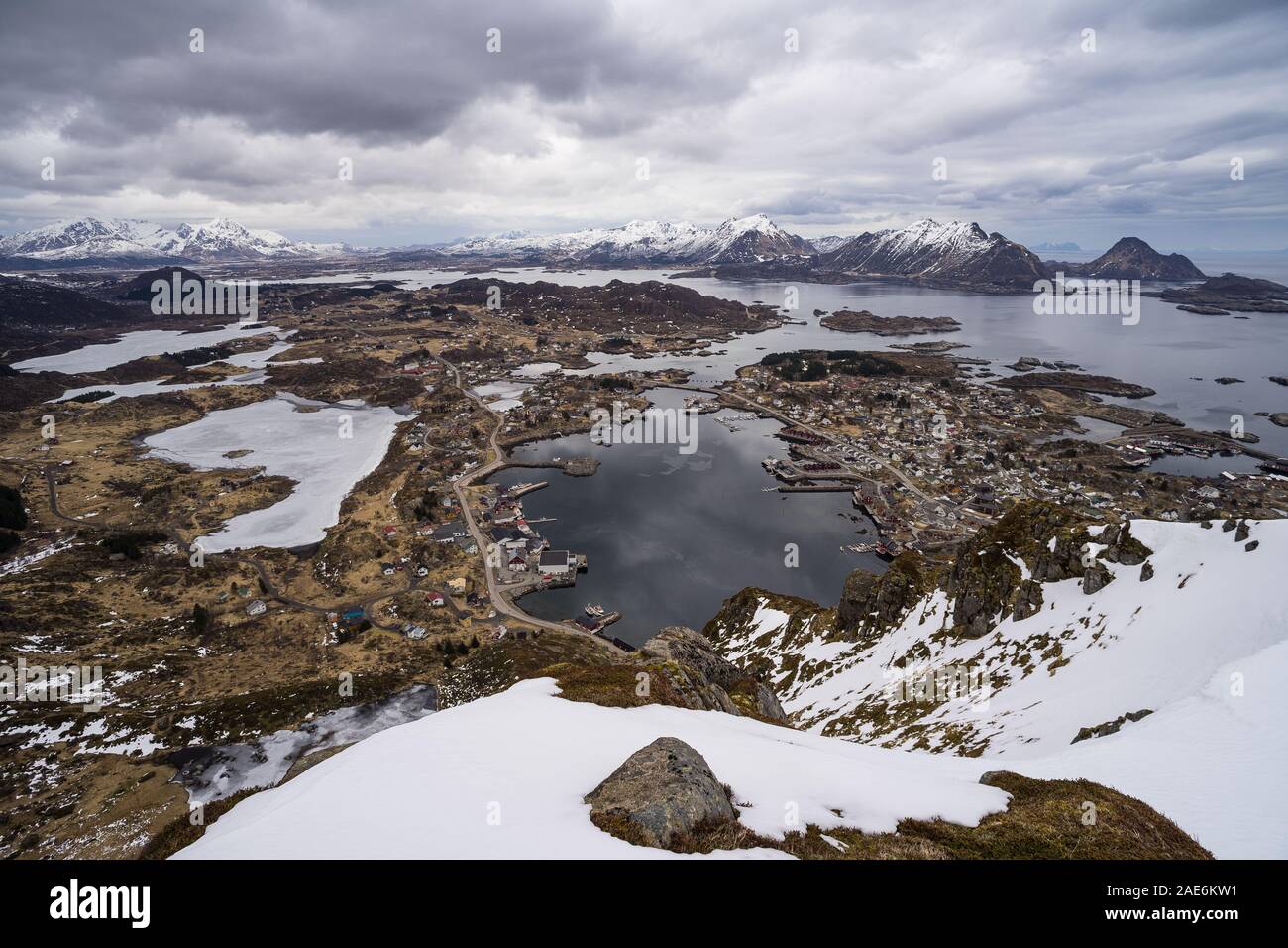 Ballstadøya and ballstad Stock Photo - Alamy