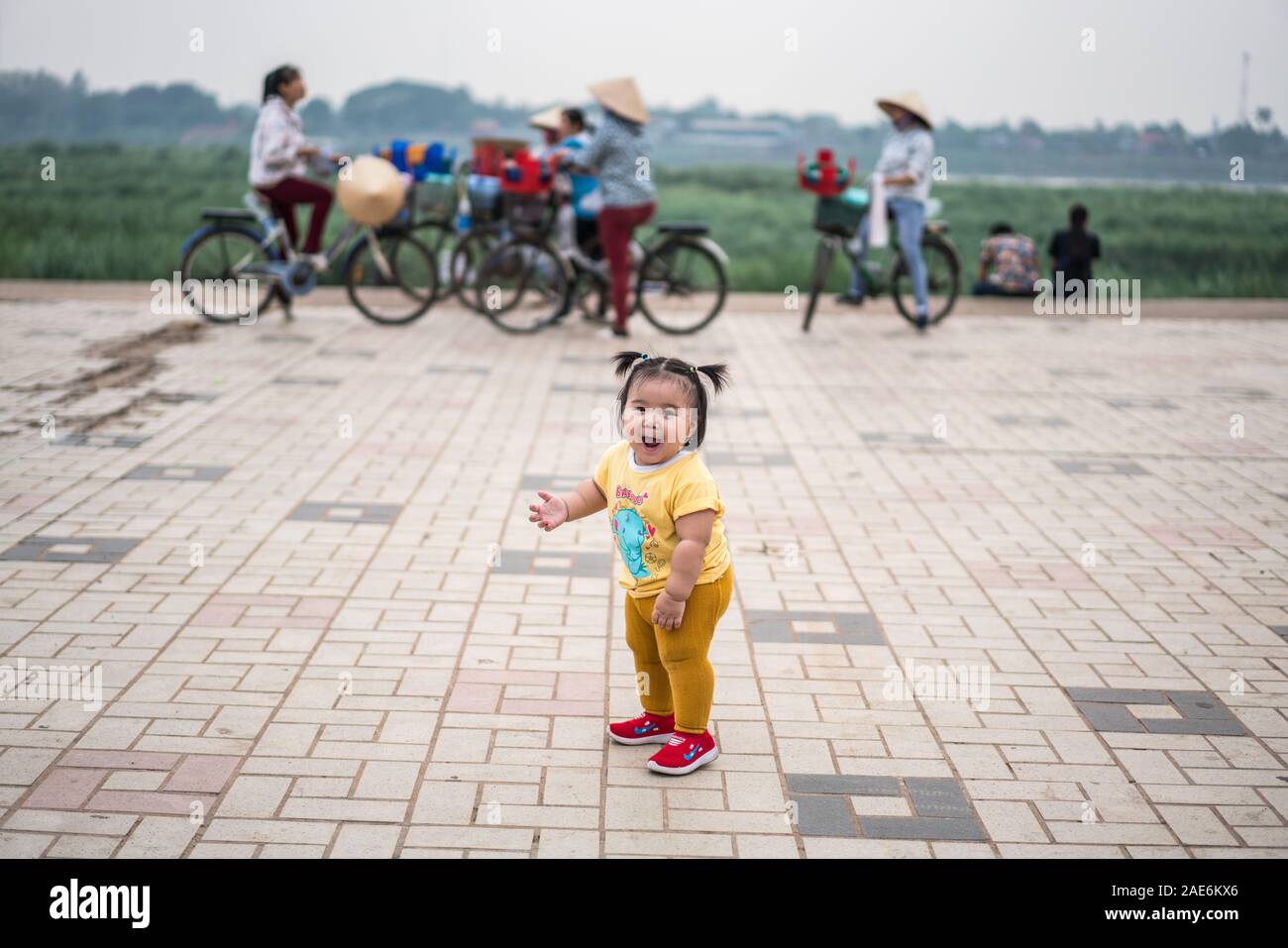 Street scene, Vientiane, Laos, Asia Stock Photo - Alamy