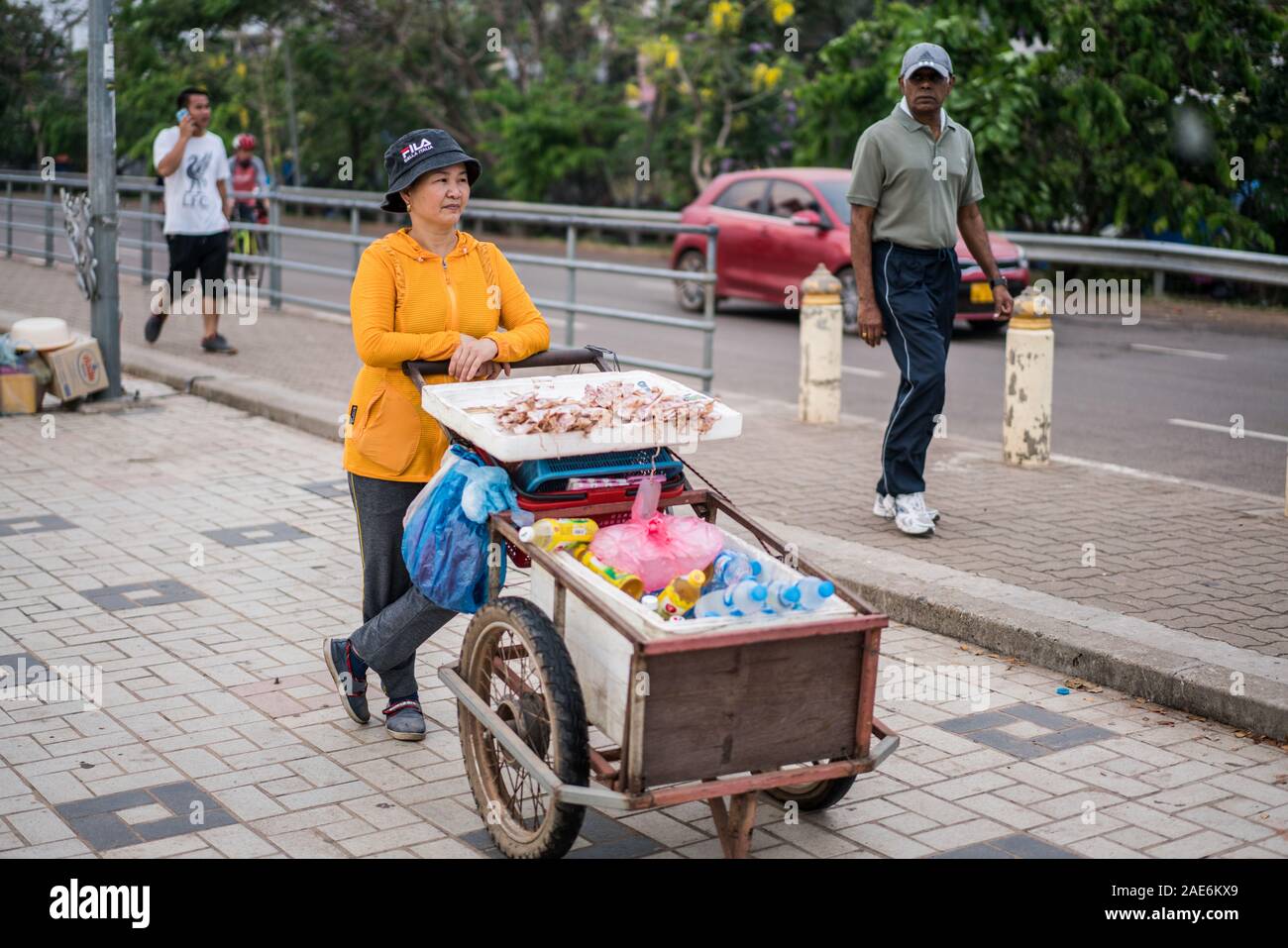 Street scene, Vientiane, Laos, Asia Stock Photo - Alamy