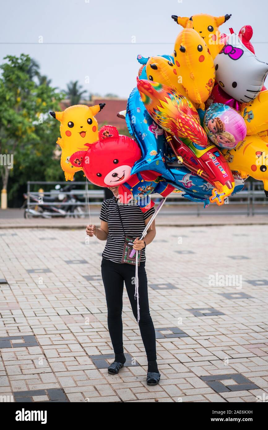Street scene, Vientiane, Laos, Asia Stock Photo - Alamy