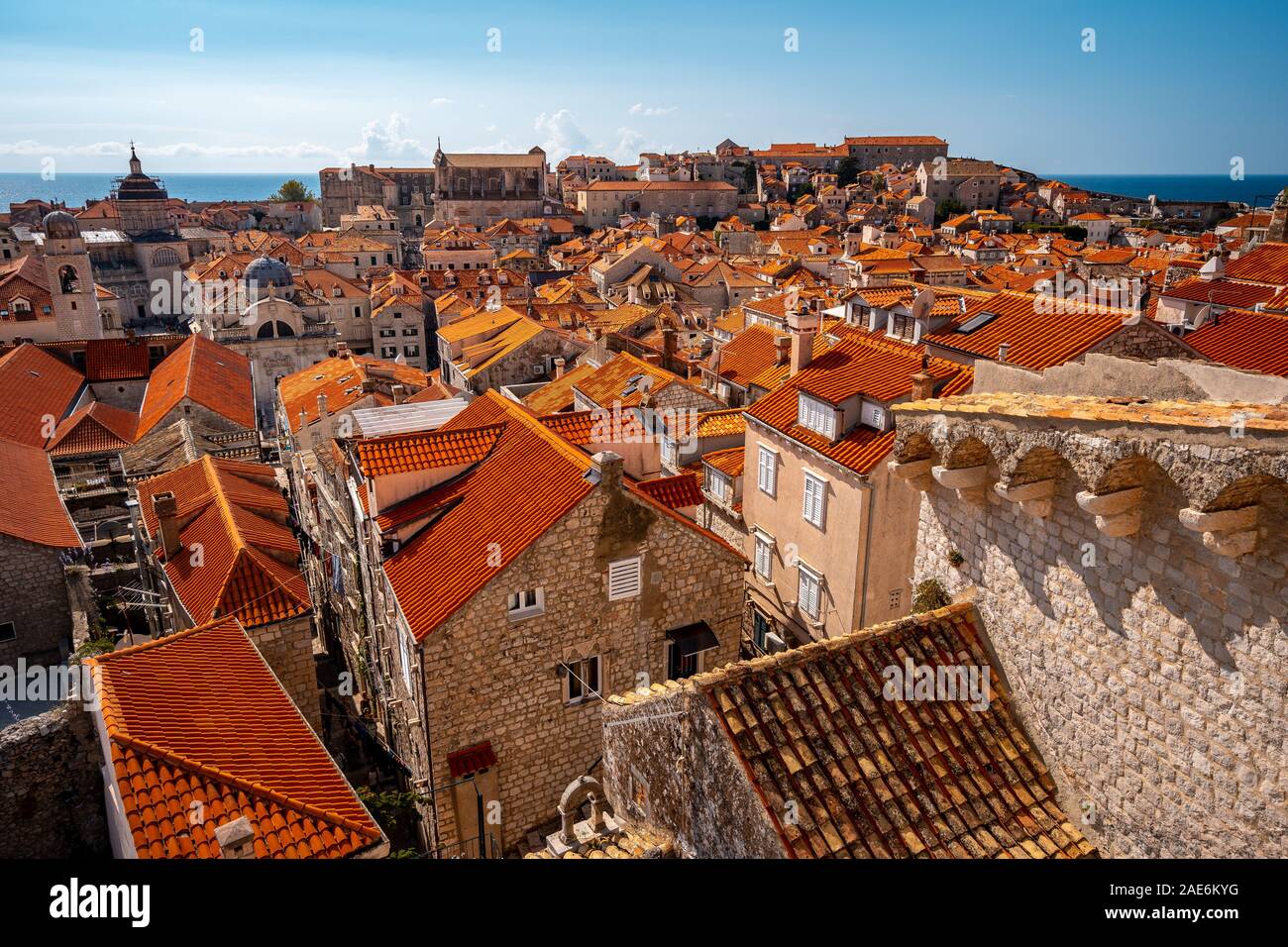 Colourful rooftops of Dubrovnik, Croatia Stock Photo - Alamy