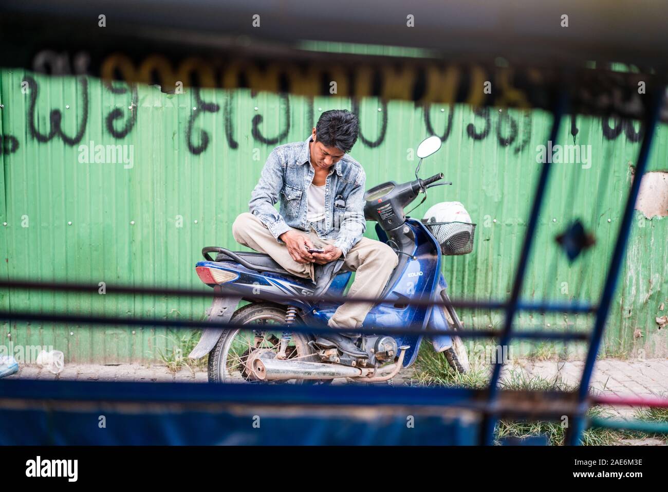 Street scene, Vientiane, Laos, Asia Stock Photo - Alamy