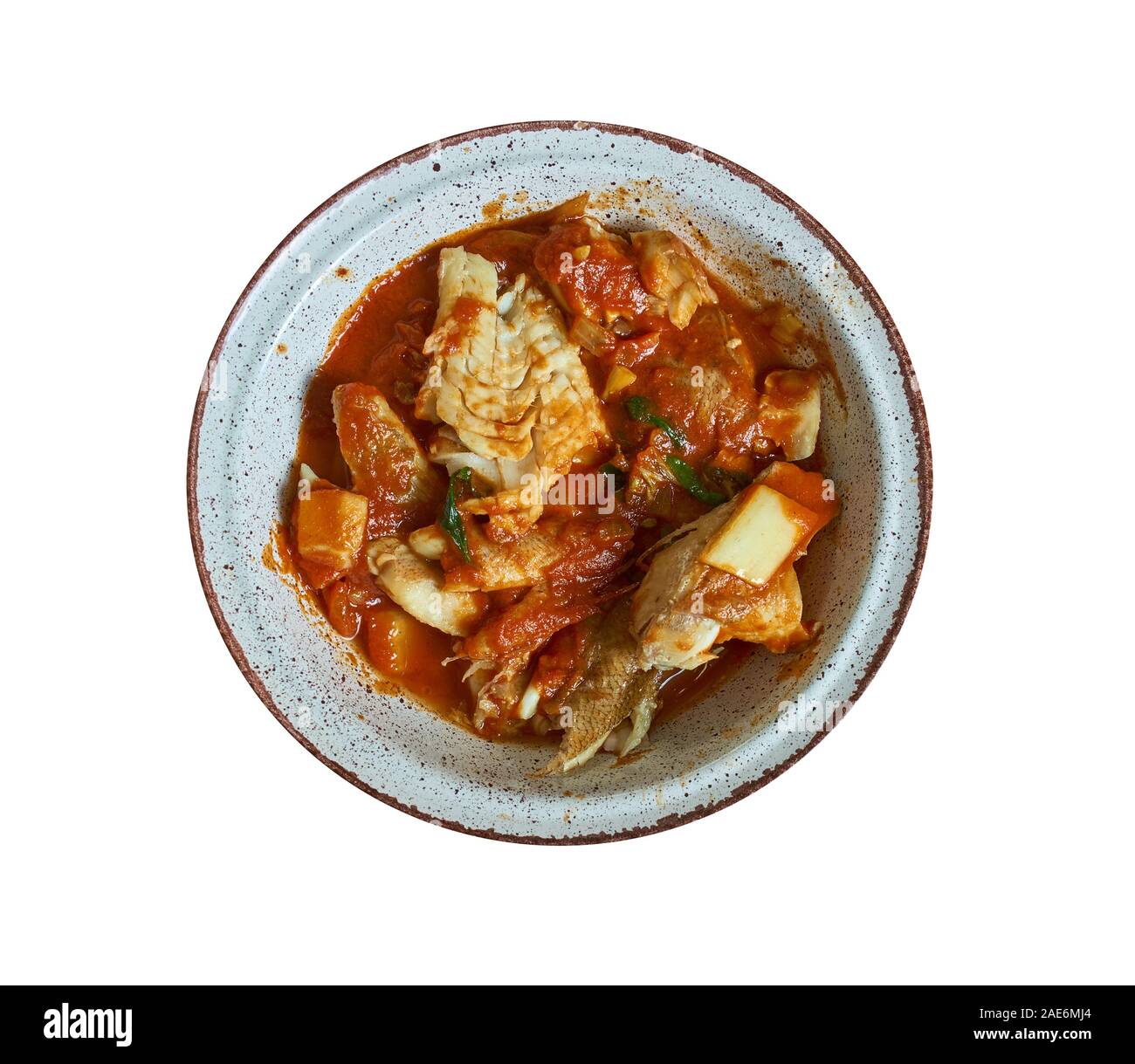 Makayabu, Salted cod with sautted vegetable, Congolese cuisine ...