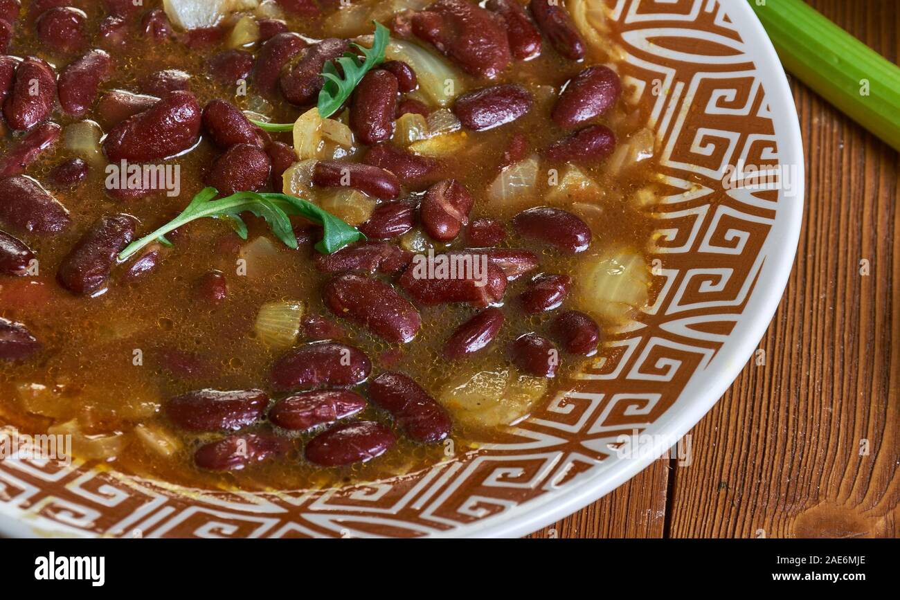 Maharagwe,Red Beans in Coconut Sauce , Chadian cuisine, Traditional ...