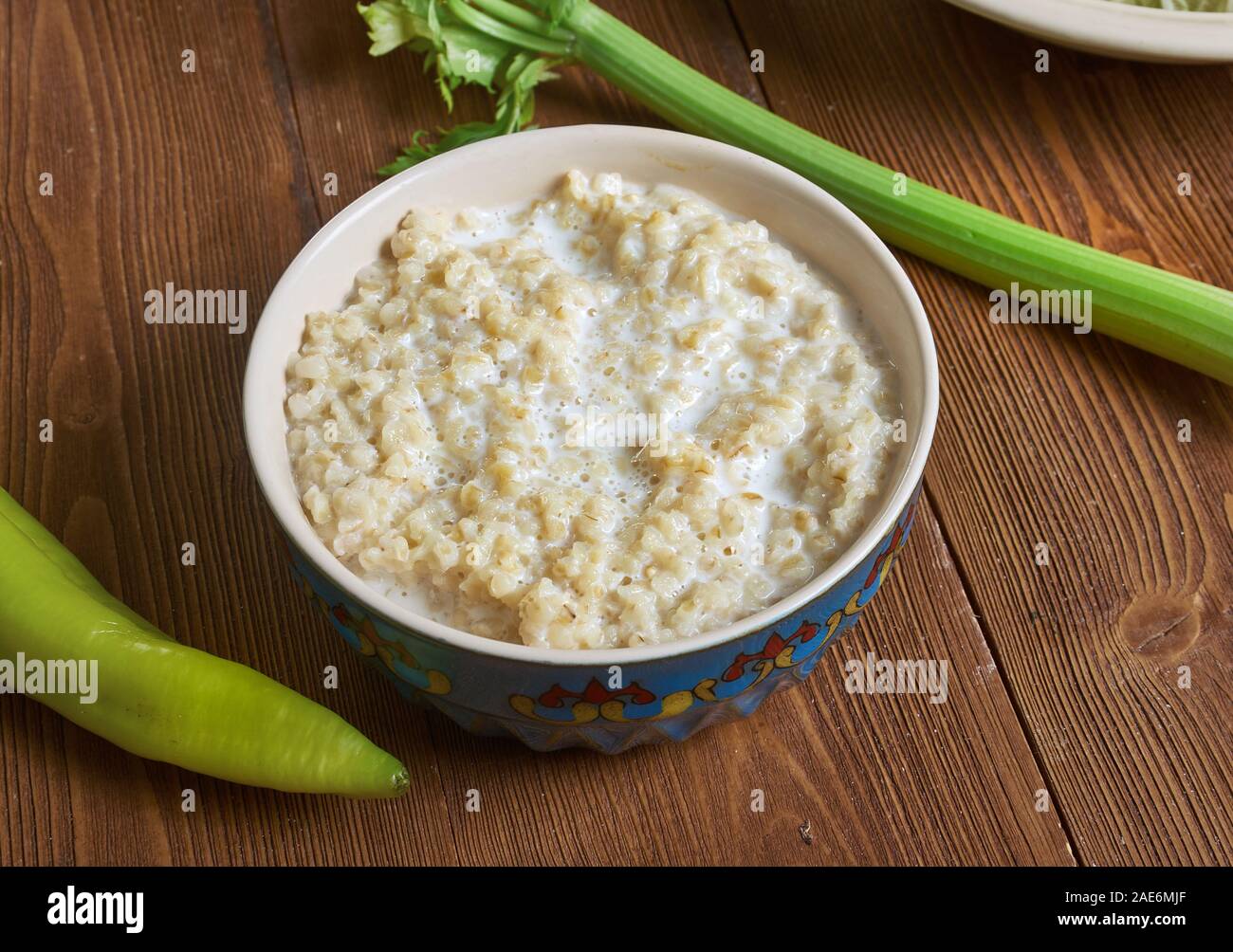 Breakfast Bouille, Rice and Peanut Porridge, Chadian cuisine ...