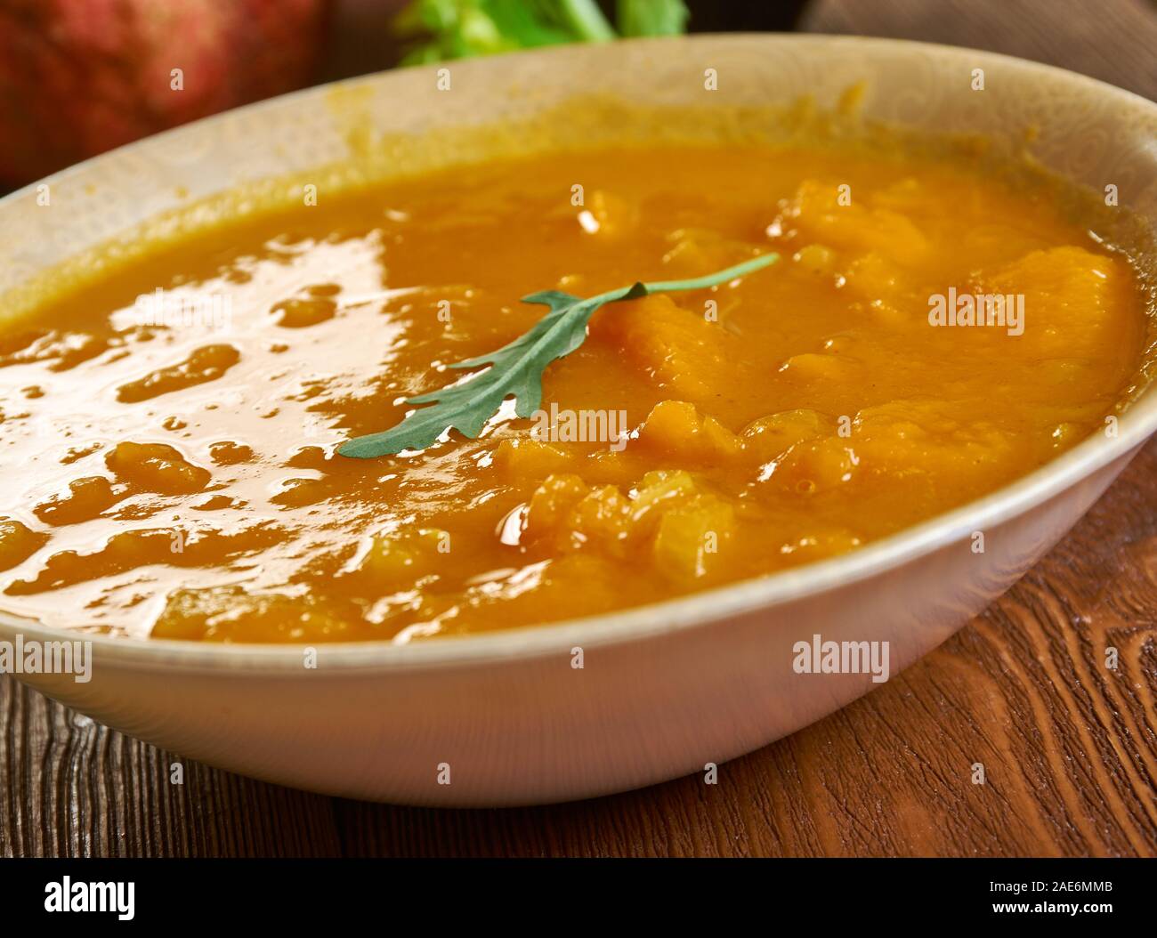 Peanut and Squash Stew, Chadian cuisine, Traditional assorted African ...