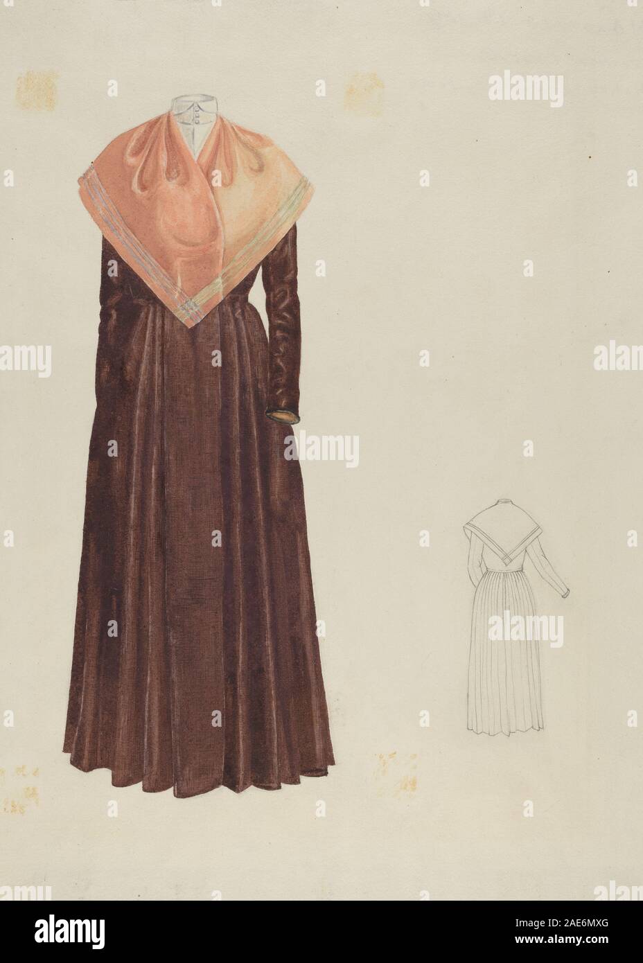 Shaker Woman's Costume; 1935/1942 American 20th Century, Shaker Woman's ...