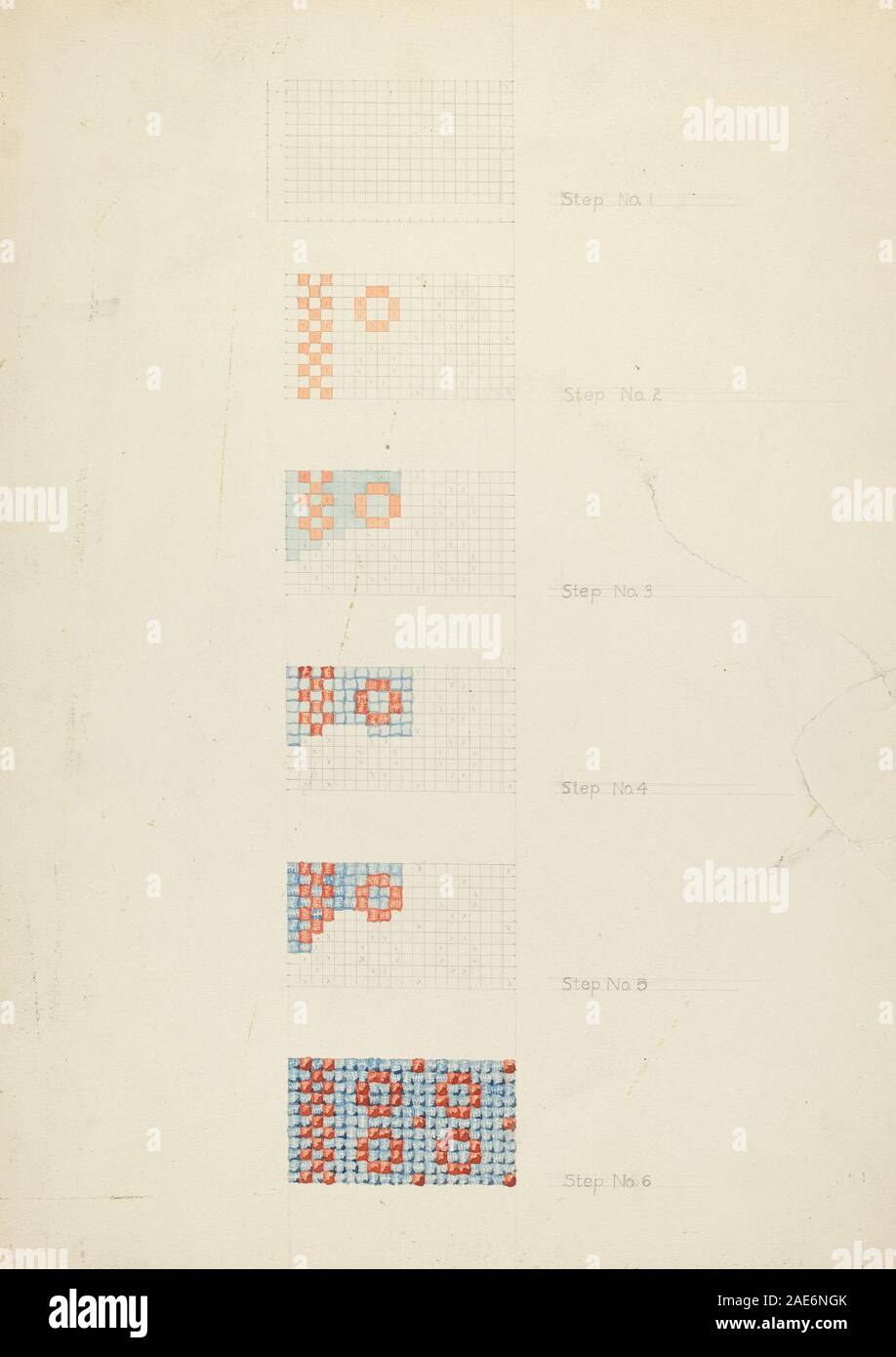Textile: Technique Demonstration; 1935/1942 American 20th Century ...