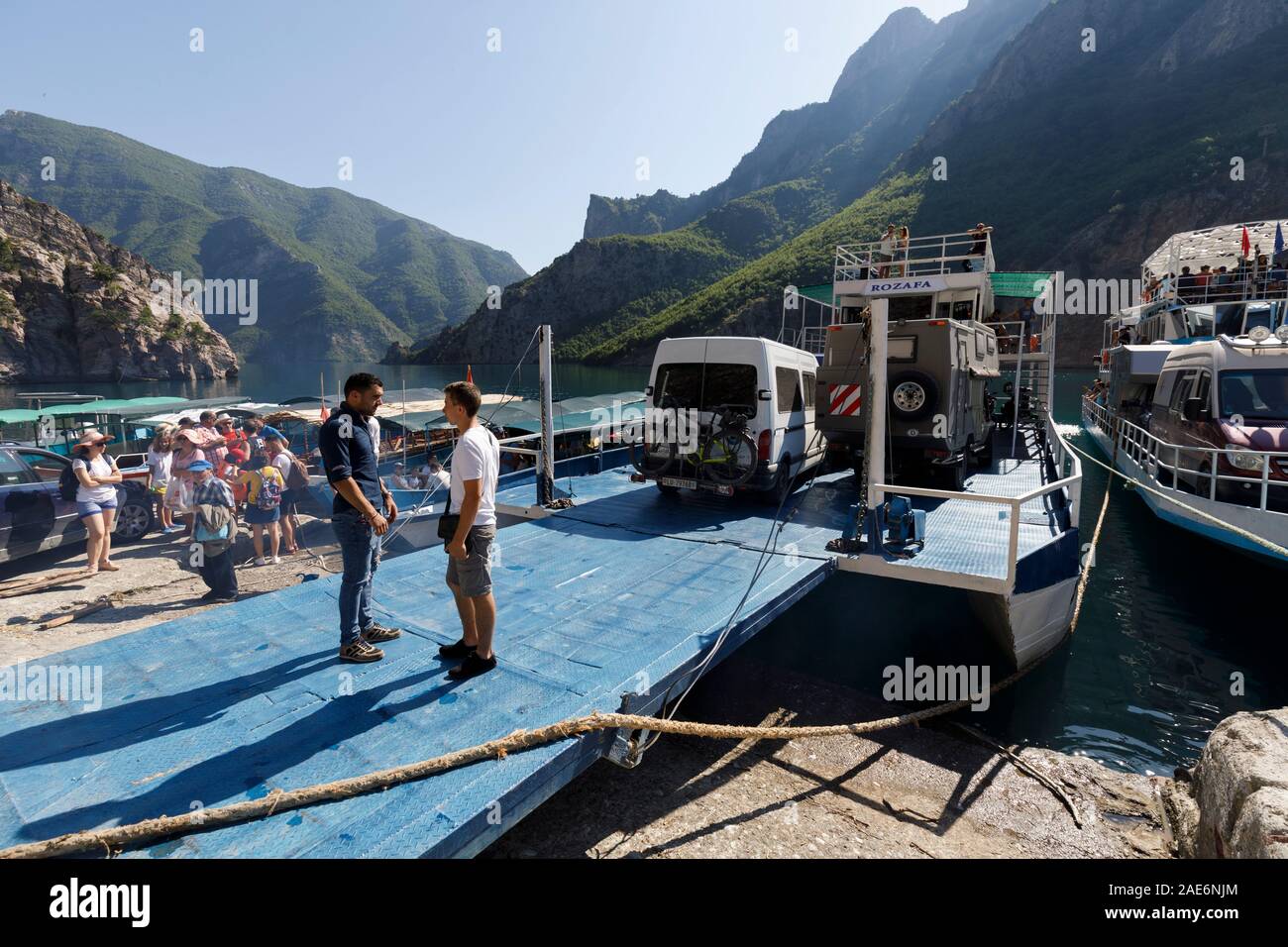 Fierza reservoir lake albania hi-res stock photography and images - Alamy