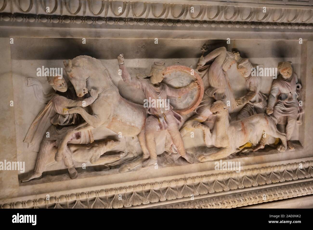 Alexander Sarcophagus in Istanbul Archaeology Museum, Istanbul City ...