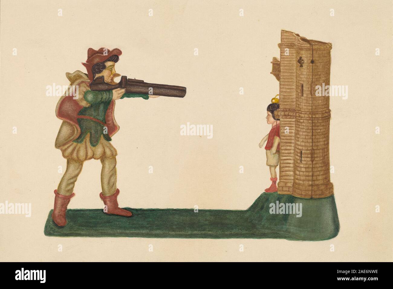 Toy Bank; 1935/1942 American 20th Century, Toy Bank, 1935-1942 Stock ...
