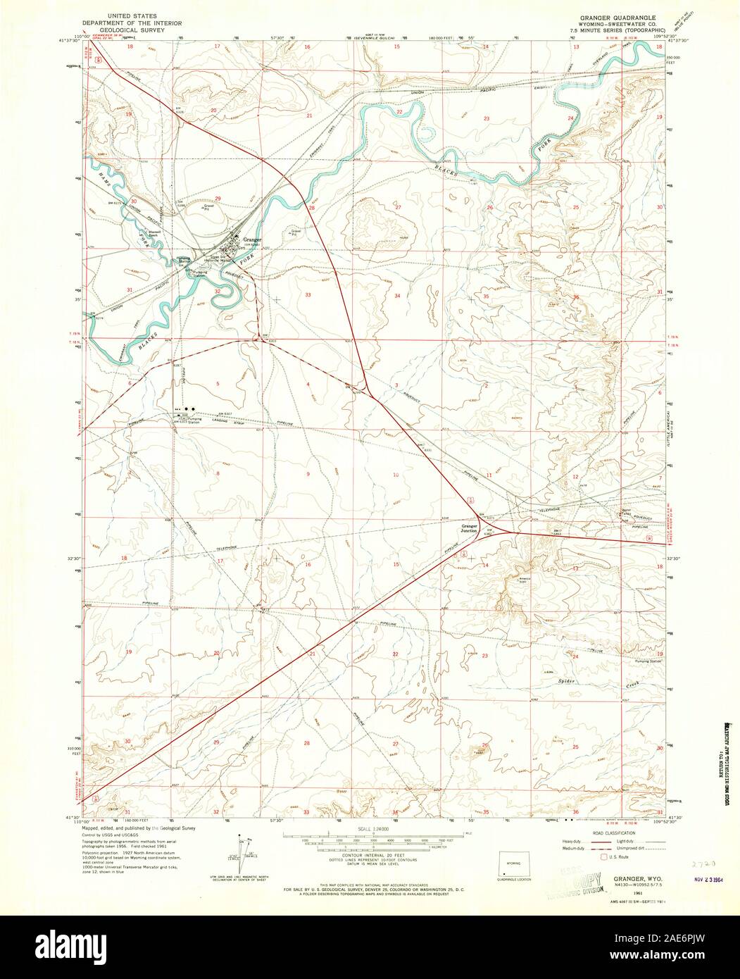 Map of granger hi-res stock photography and images - Alamy