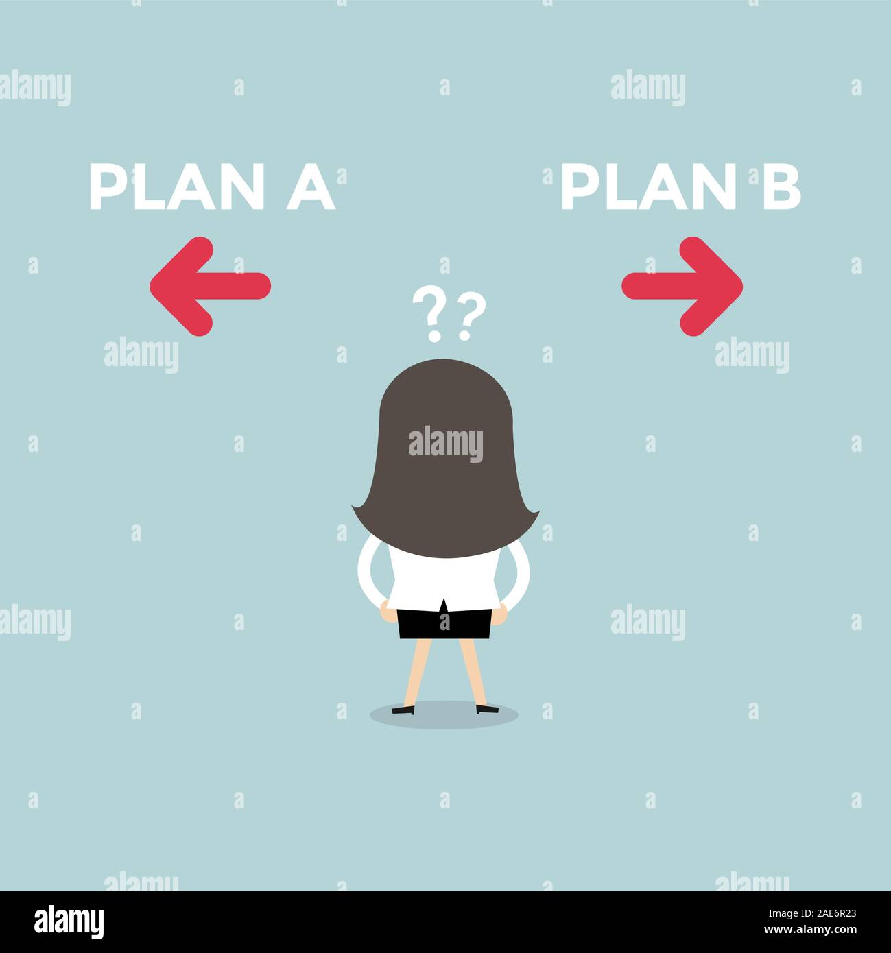 Question mark sign two way arrow hi-res stock photography and images ...