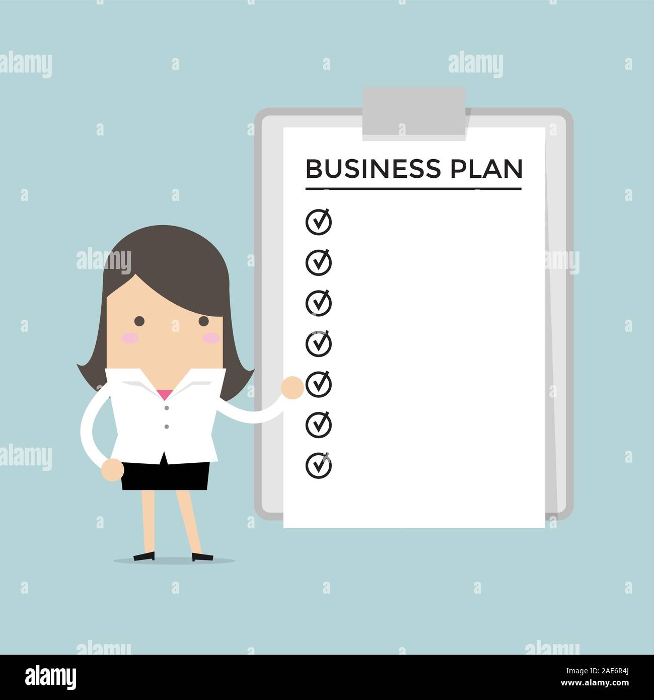 Successful business plan Stock Vector Images - Alamy