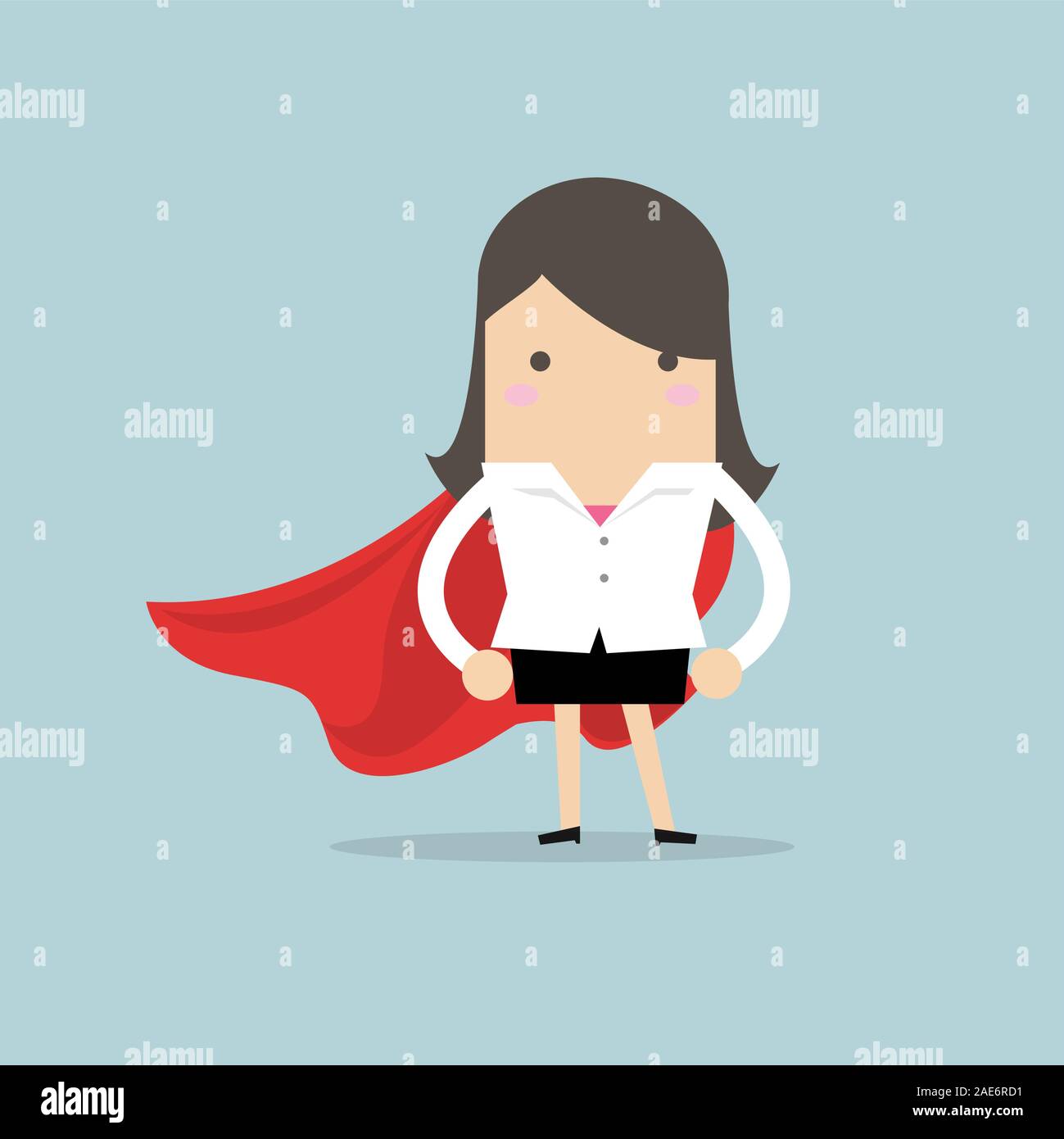 Vector illustration young super Stock Vector Images - Alamy