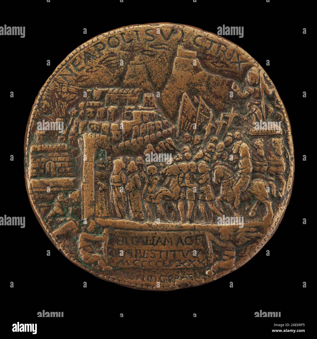 Alfonso's Triumphal Entry into Naples [reverse]; 1481date Andrea ...