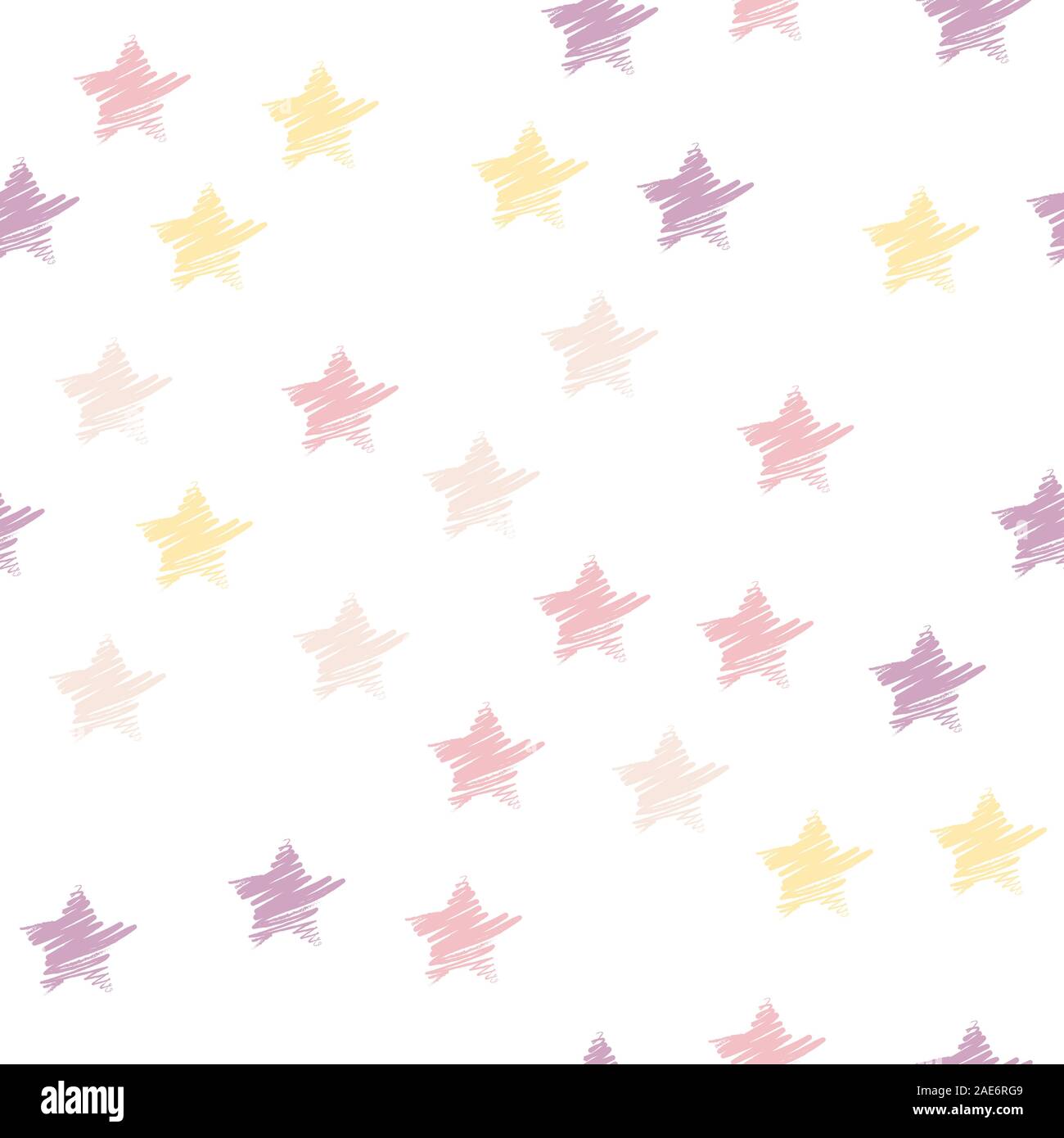 Seamless star pattern pastel color. Colorful hand drawn star background ...