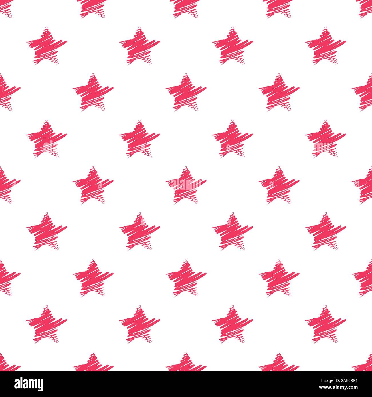 Hand drawn red stars seamless pattern Stock Vector Image & Art - Alamy