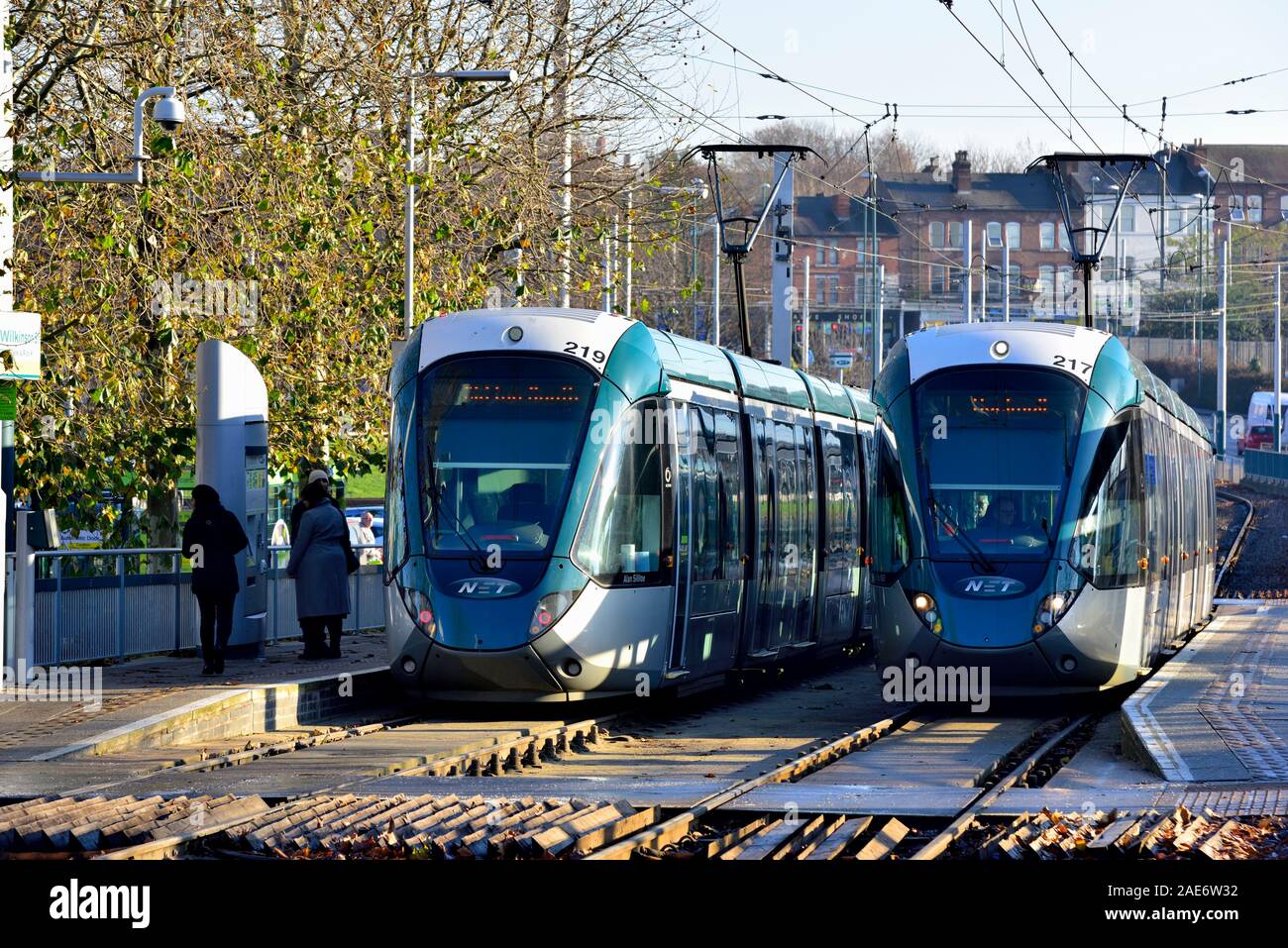 Commuter rail lines at two hi-res stock photography and images - Alamy
