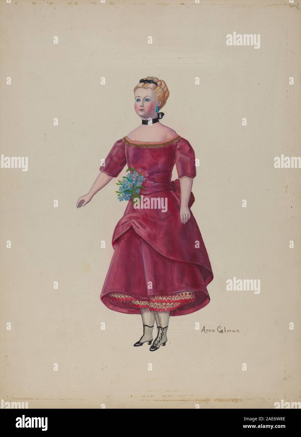 Doll--Cornelia; circa 1937 date Anne Colman, Doll--Cornelia, c 1937 ...