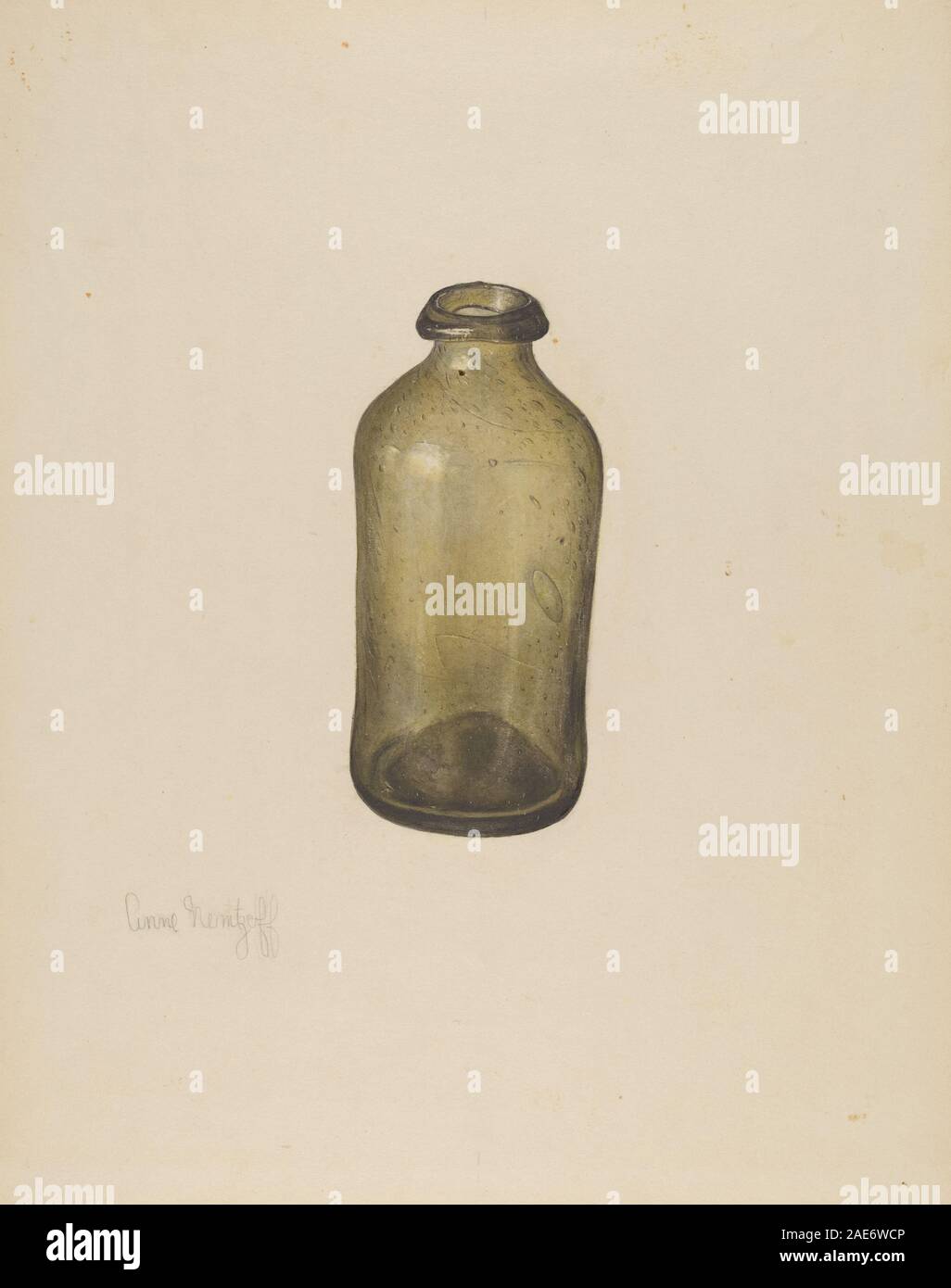 Shoe Blacking Bottle; circa 1940 date Anne Nemtzoff, Shoe Blacking ...